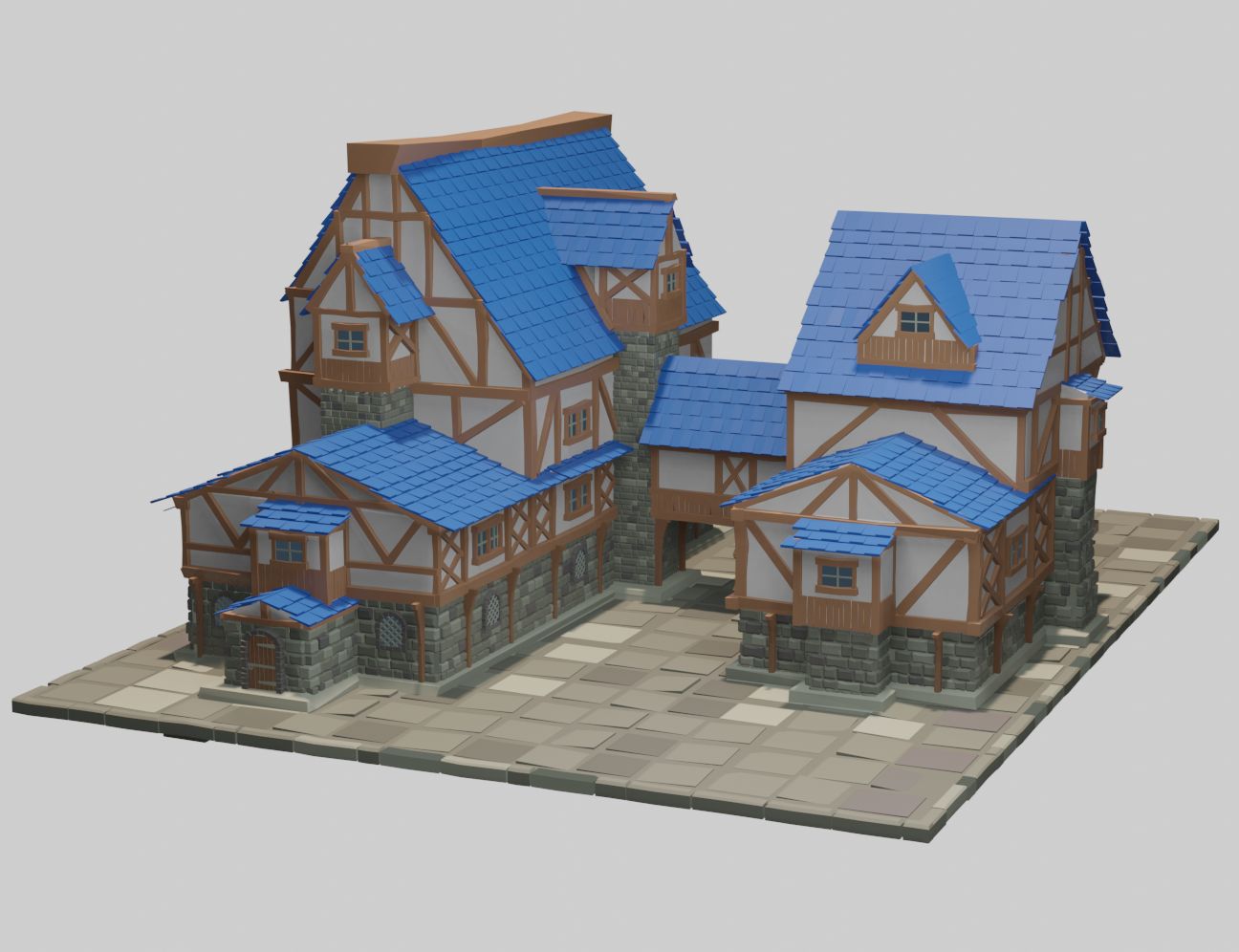Connected Medieval Houses | Scrolller