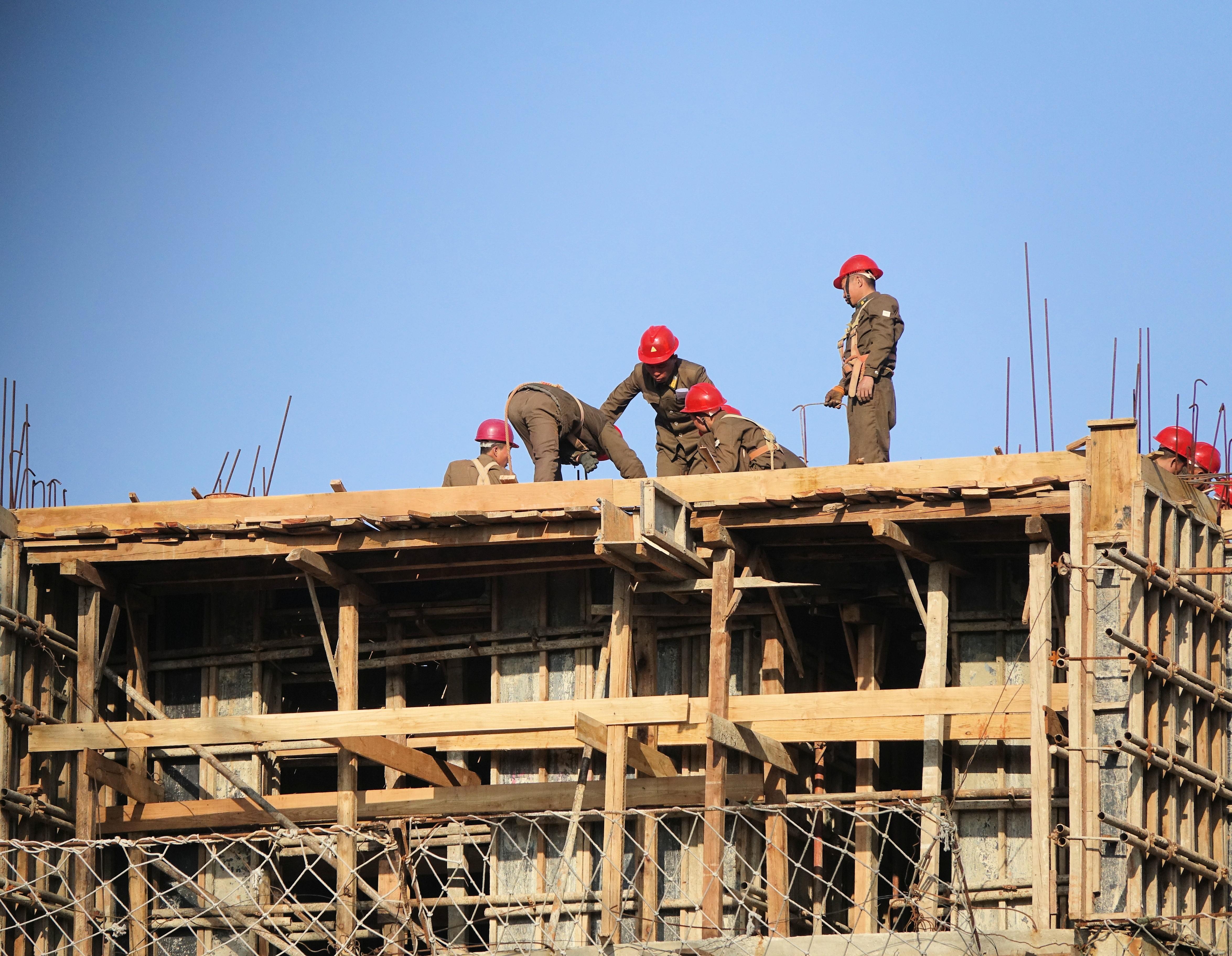 Construction site Pyongyang 2018 | Scrolller