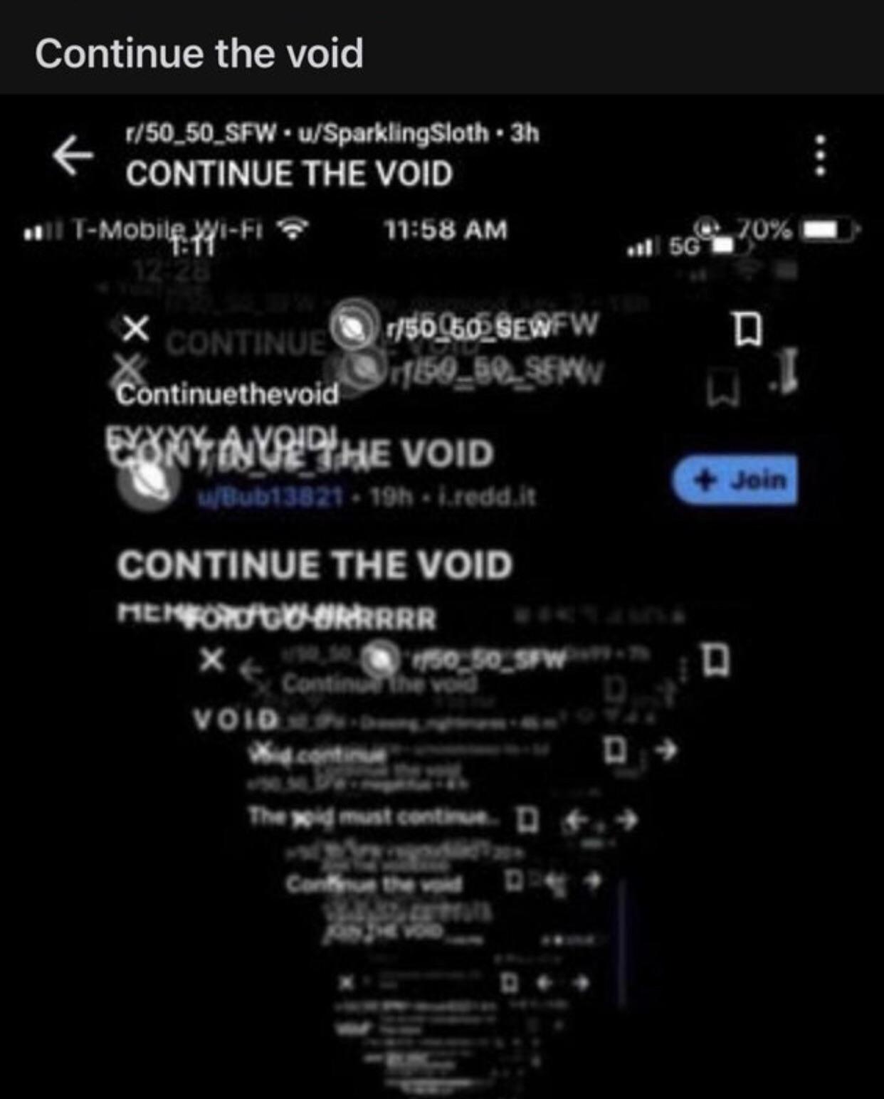 Continue the void | Scrolller