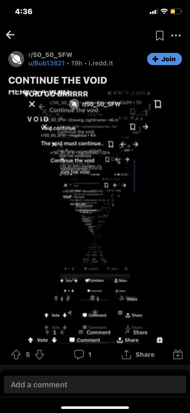 Continue the void | Scrolller