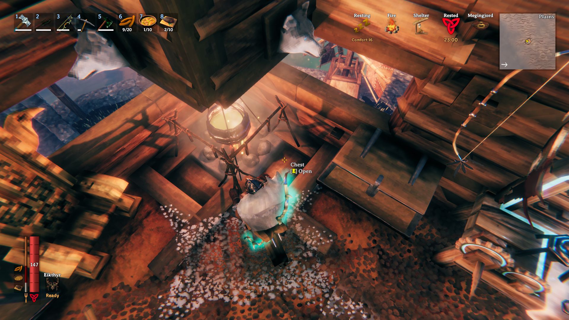 Cooking station with hidden chests | Scrolller