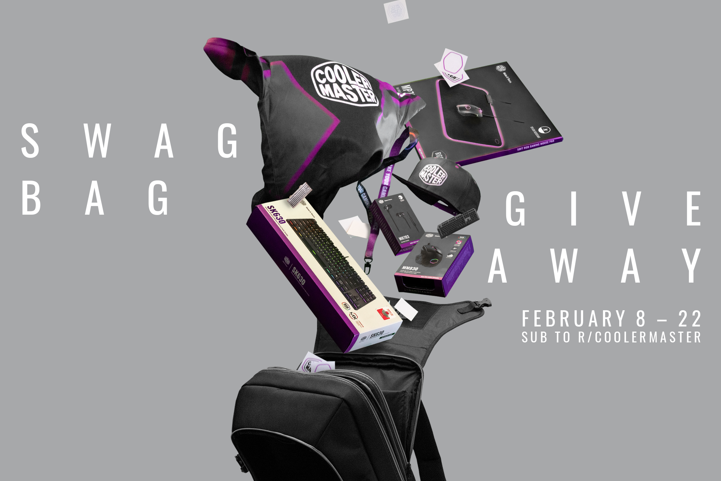 Cooler Master Subreddit Swag Bag Giveaway! | Scrolller