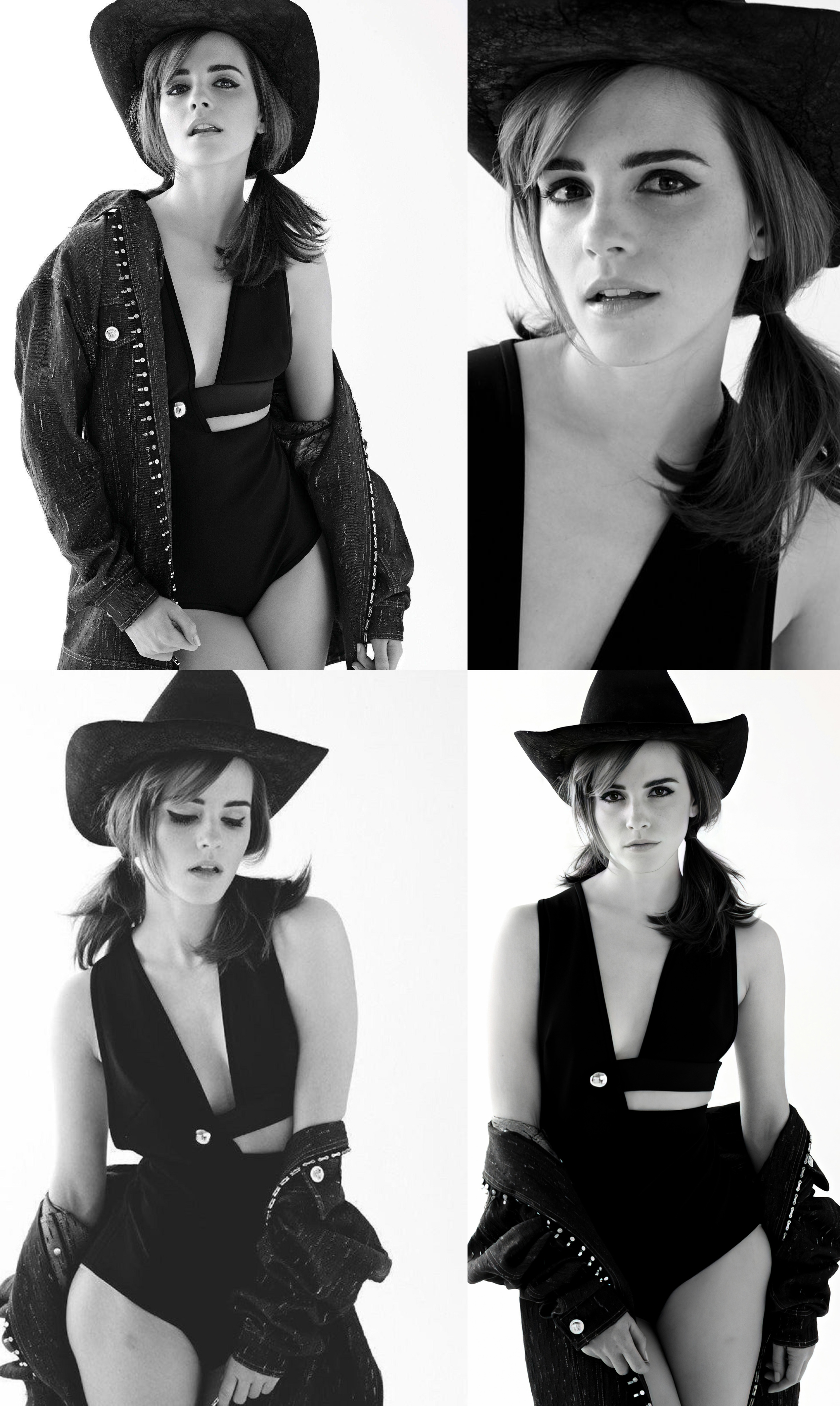 Cowgirl Emma Watson ready to ride you for hours | Scrolller