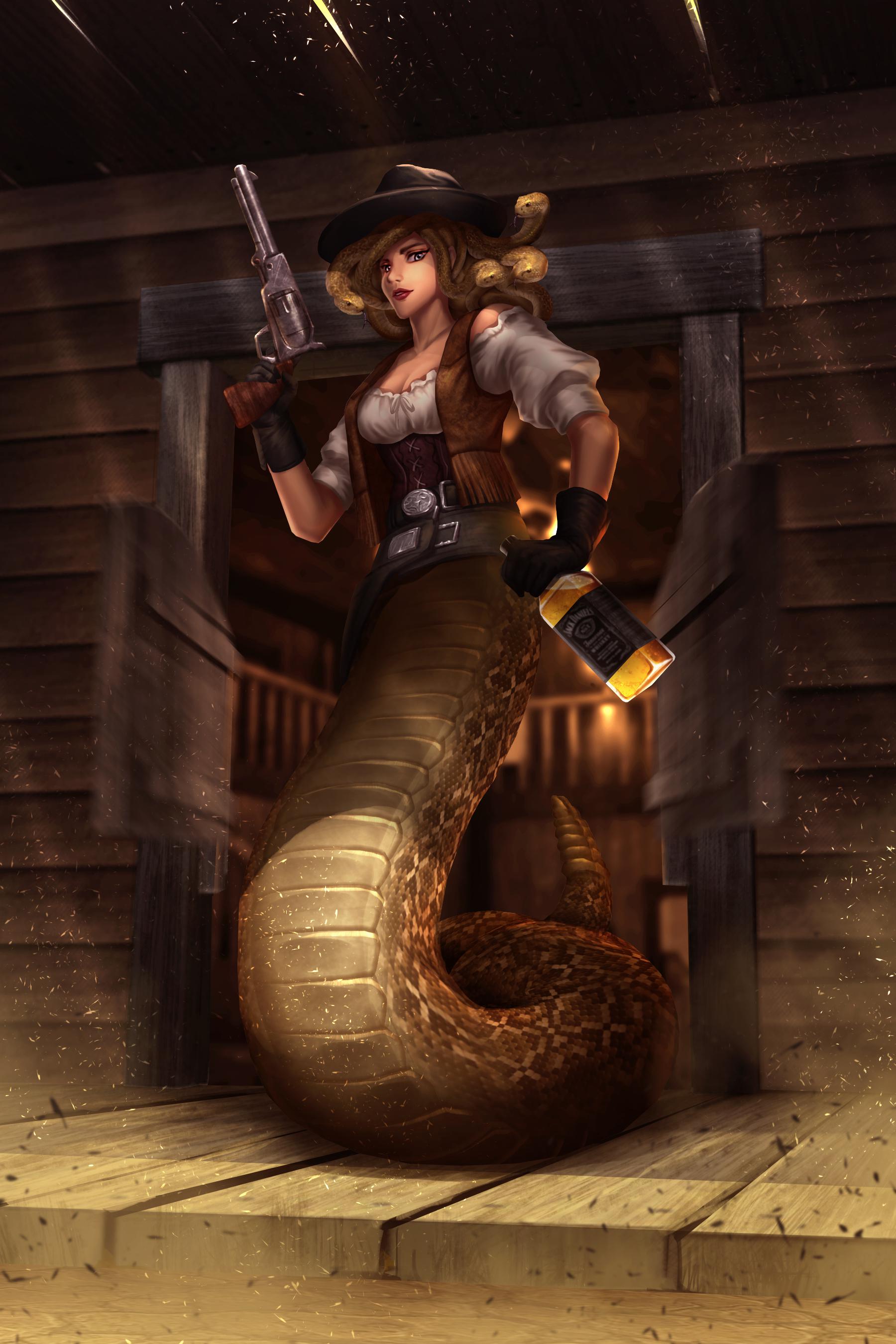 Cowgirl Medusa | Scrolller