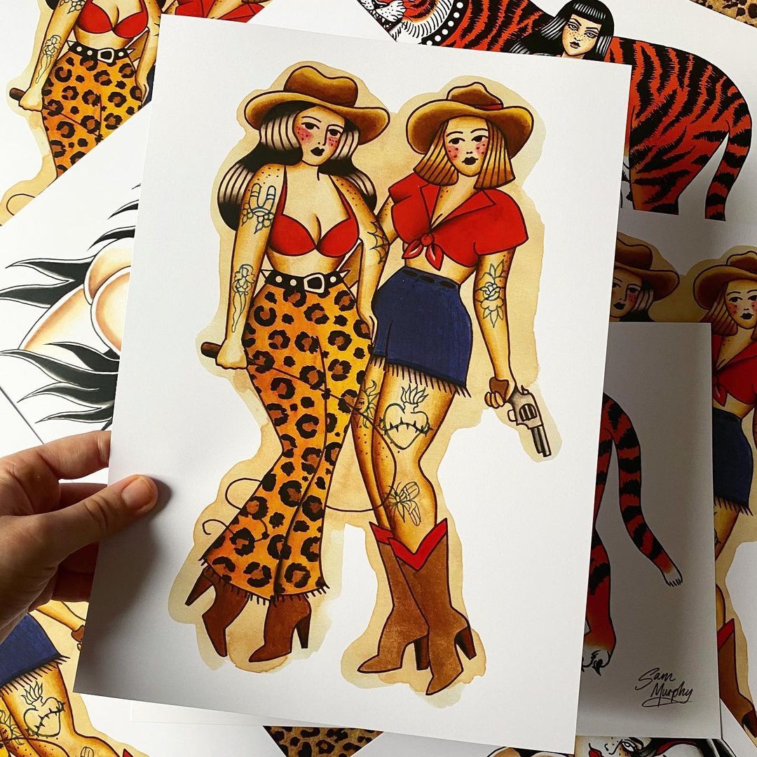 Cowgirls - 🎨 Sam Murphy (@sammurphytattoo) | Scrolller