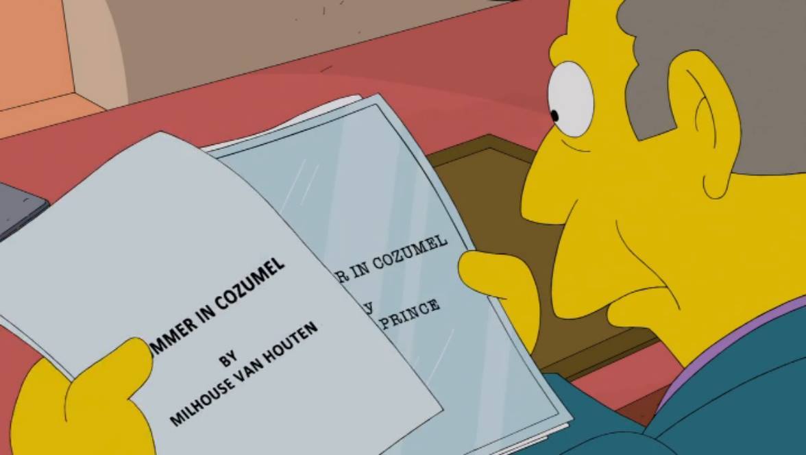 Cozumel aparece en la última temporada de los Simpsons | Scrolller