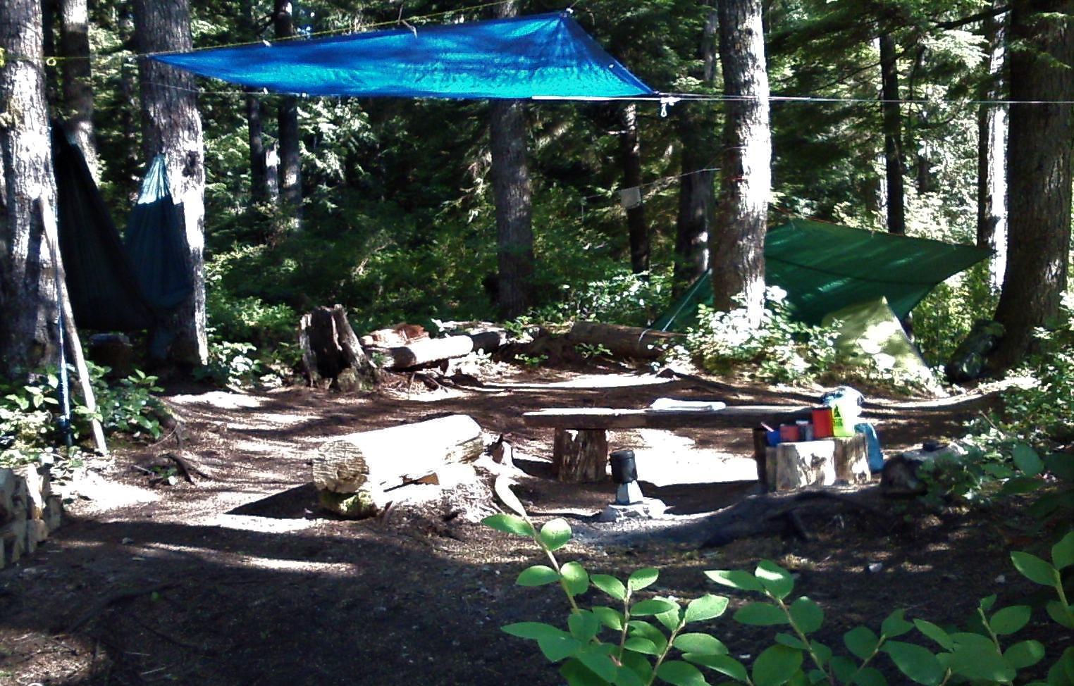 Cozy camping spot. | Scrolller