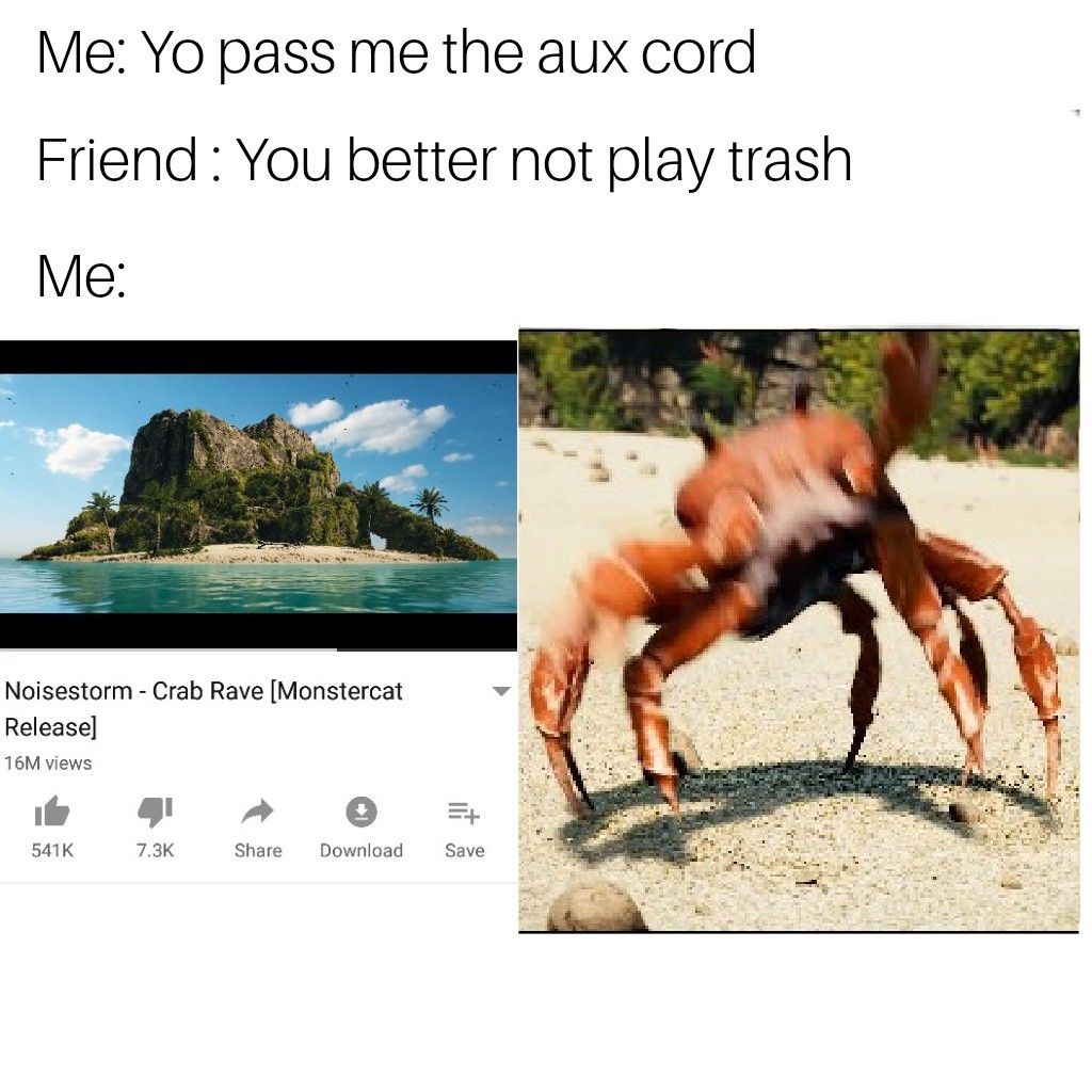 Crab Rave is the GOAT | Scrolller