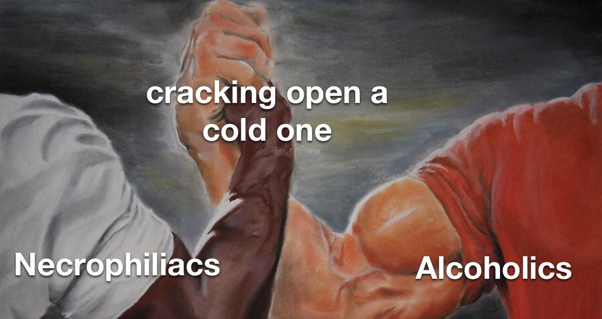 Cracking open a cold one | Scrolller