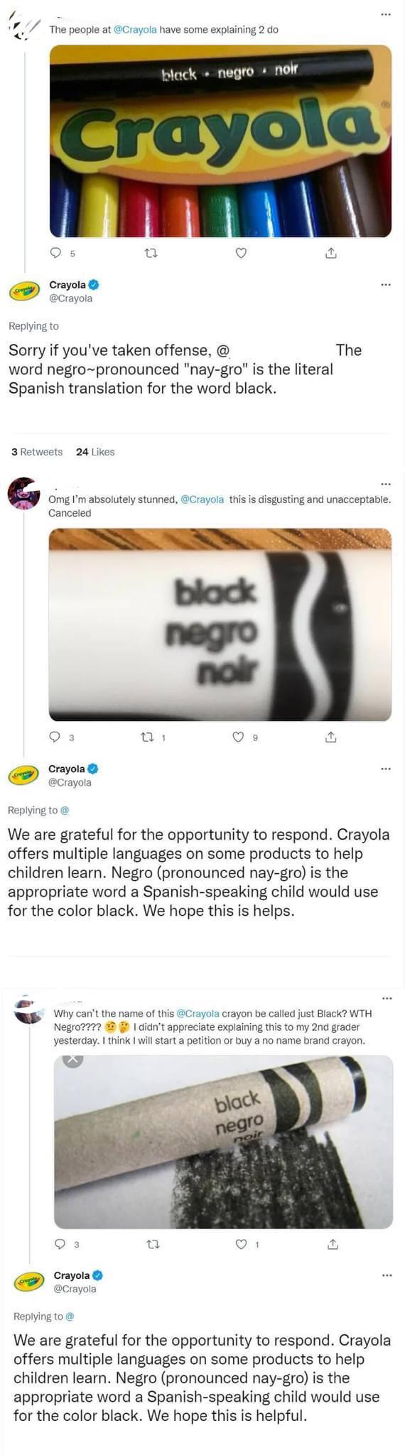 "Crayola have some explaining to do” "Canceled" | Scrolller