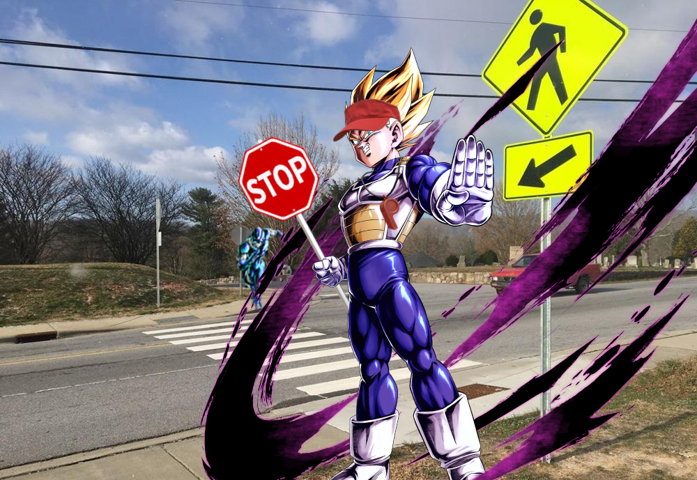 Crossing Guard Vegeta | Scrolller
