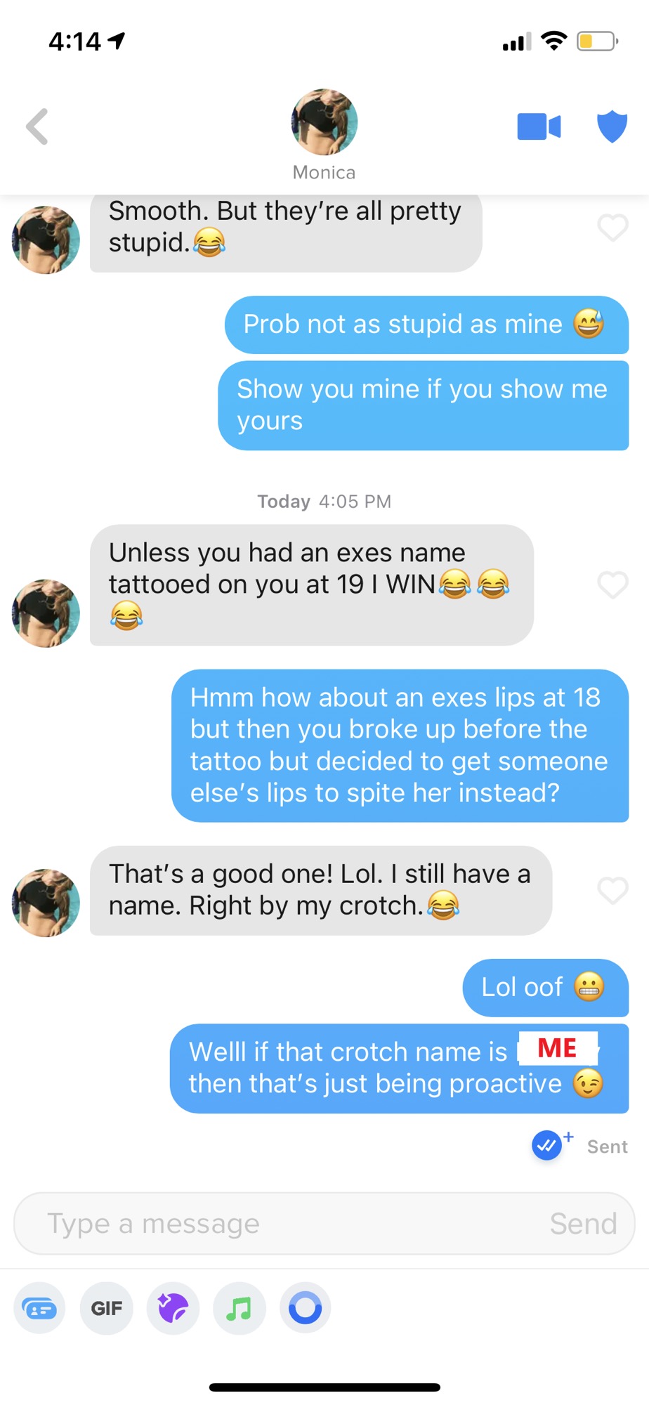 Crotch tattoo | Scrolller