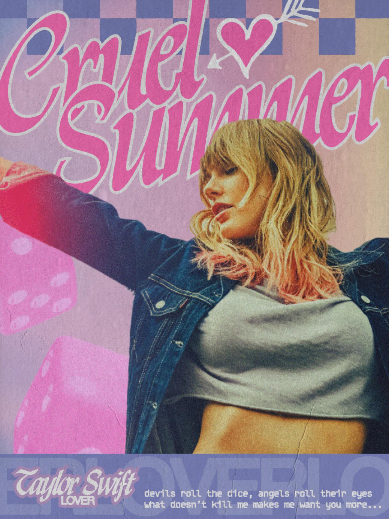 cruel summer poster i designed :)) | Scrolller