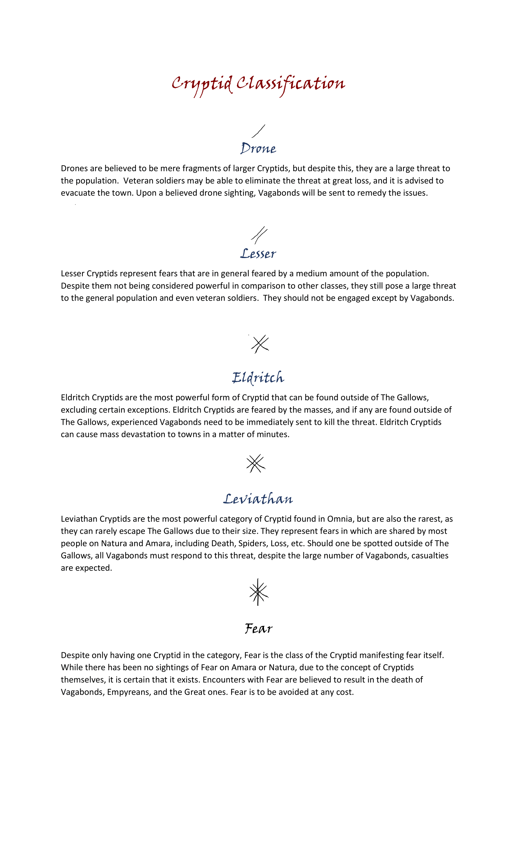 Cryptid Classification | Scrolller