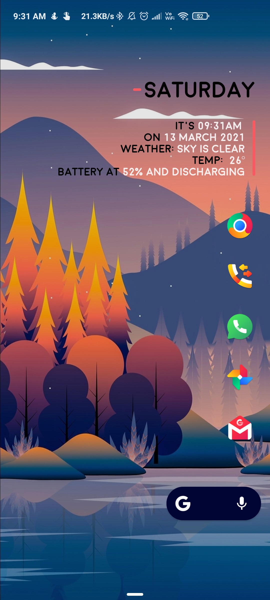 Current home screen setup | Scrolller