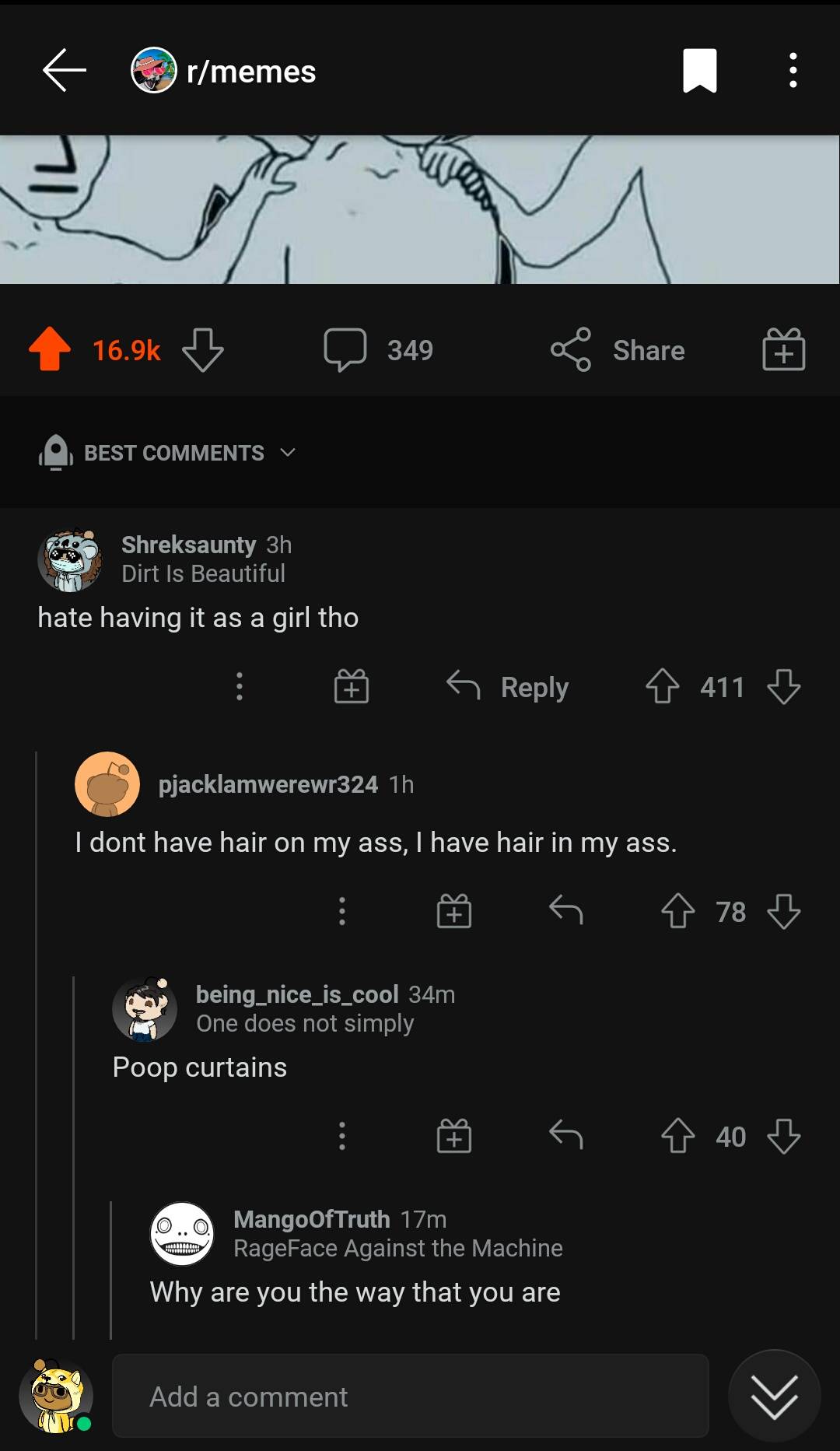 Cursed_ass hair | Scrolller