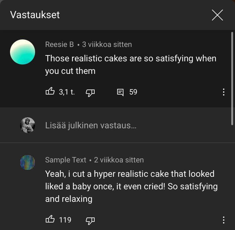 Cursed cake. | Scrolller