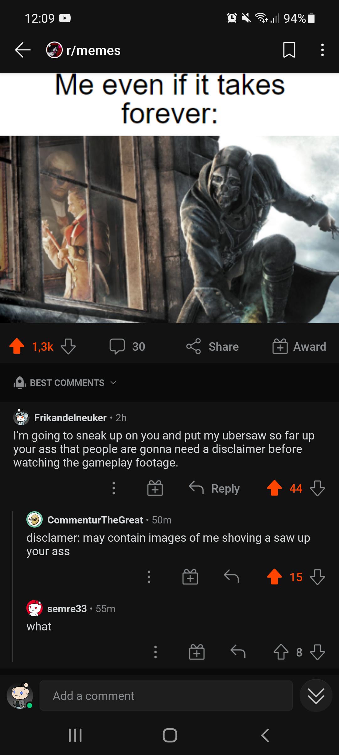 Cursed chainsaw up your ass | Scrolller