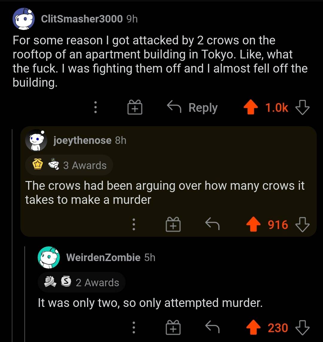 Cursed crows. | Scrolller