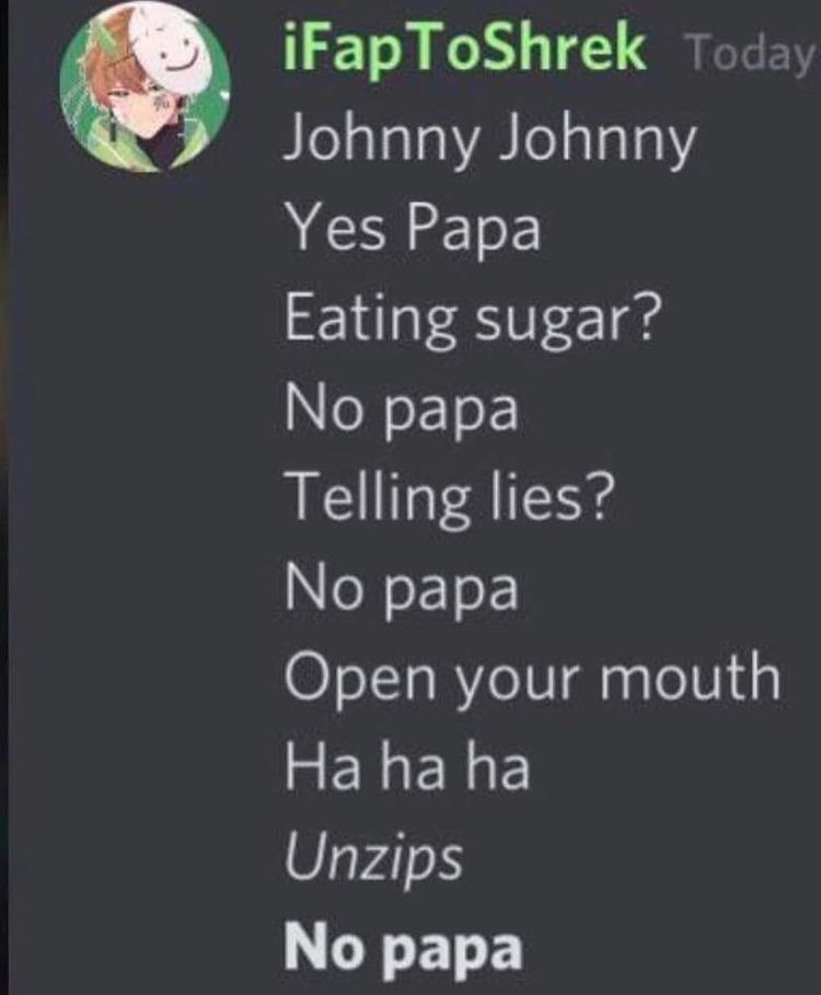 Cursed_johnny johnny | Scrolller