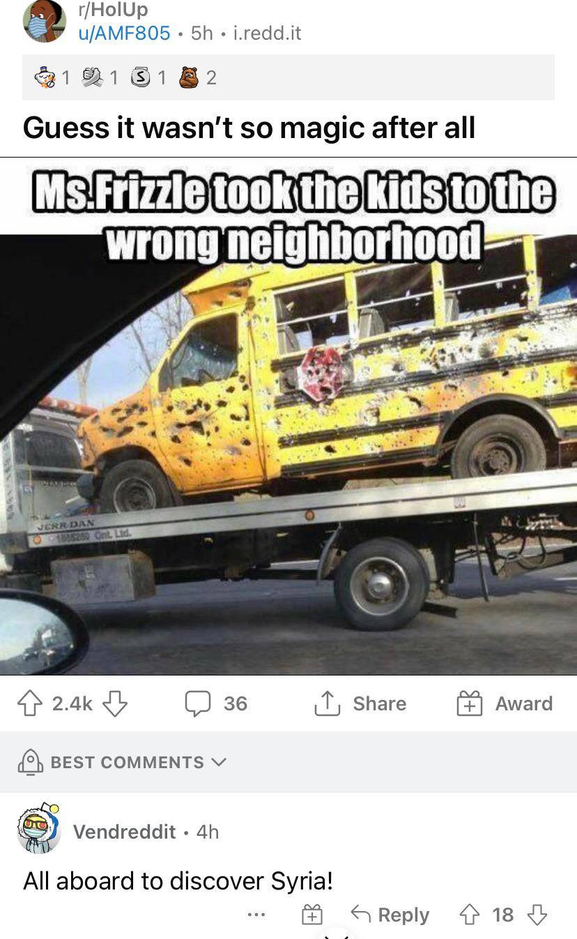 Cursed magic school bus | Scrolller