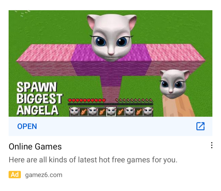 Cursed mobile game ad | Scrolller