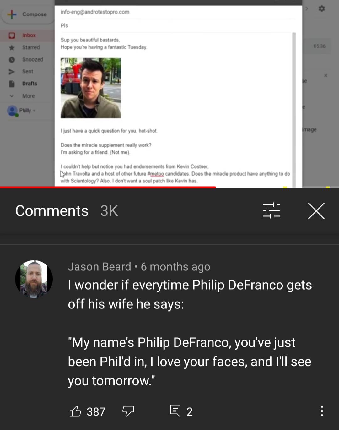 Cursed Philip DeFranco | Scrolller