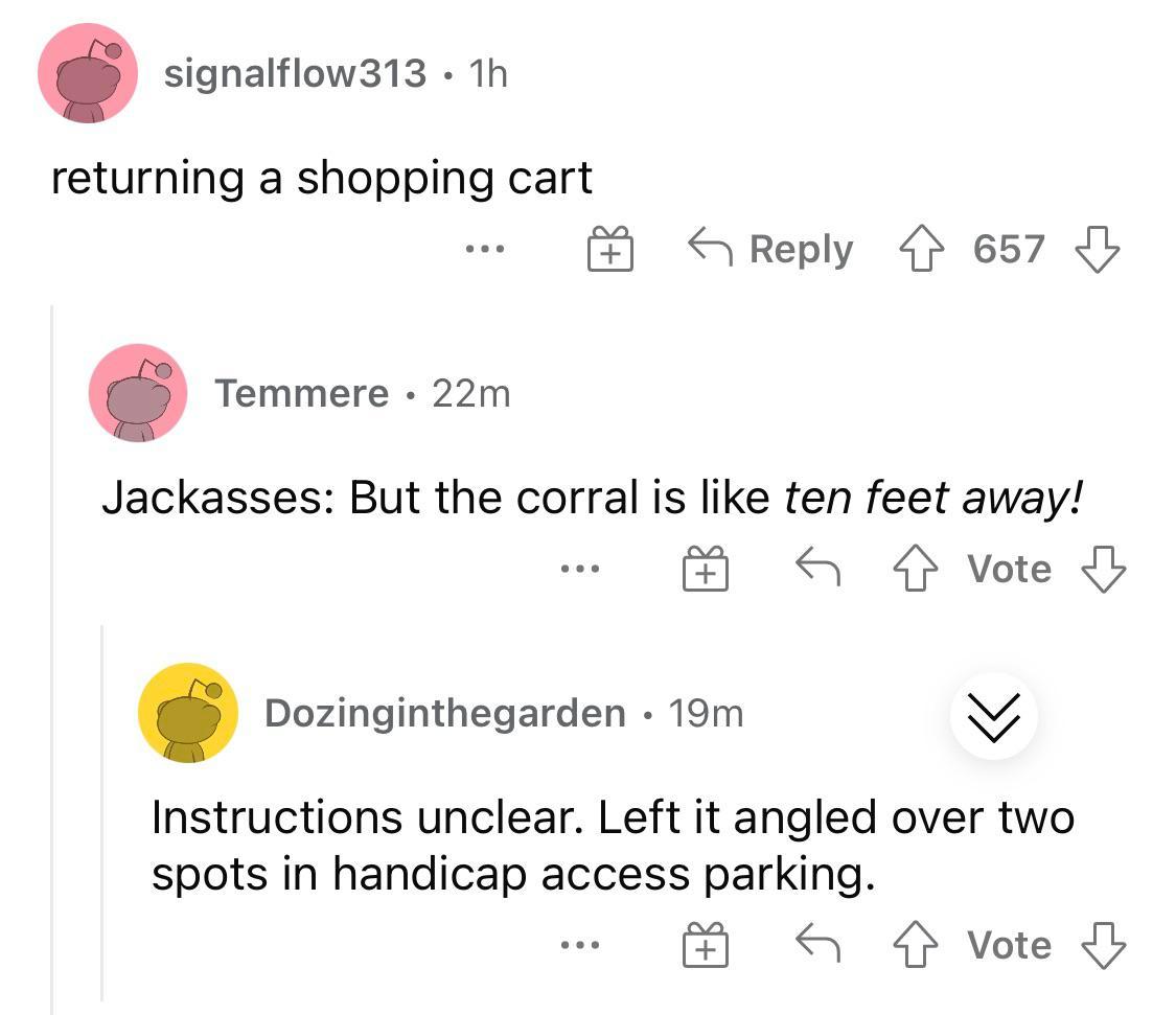 cursed_shopping cart parking | Scrolller