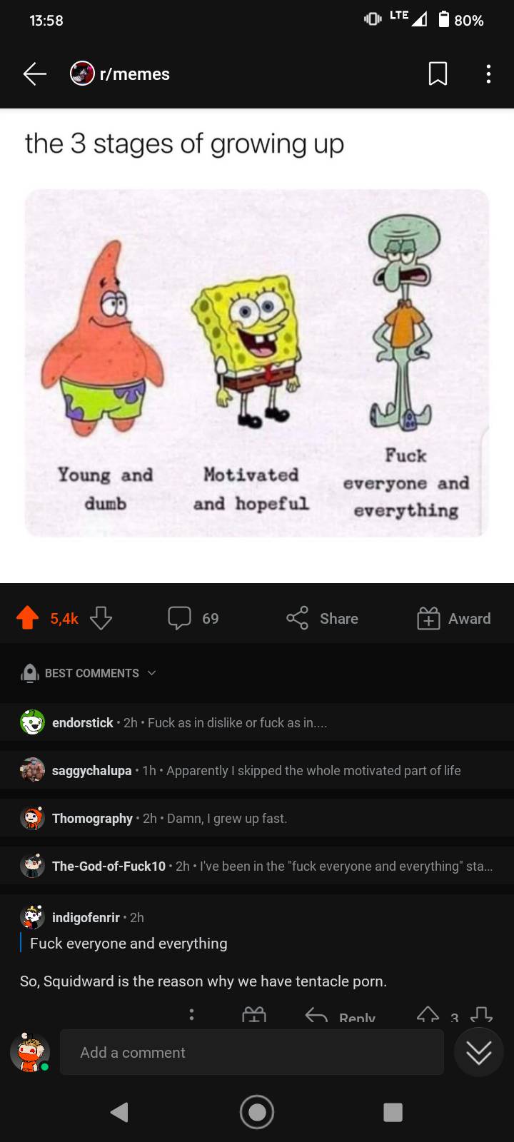 Cursed_squidward | Scrolller