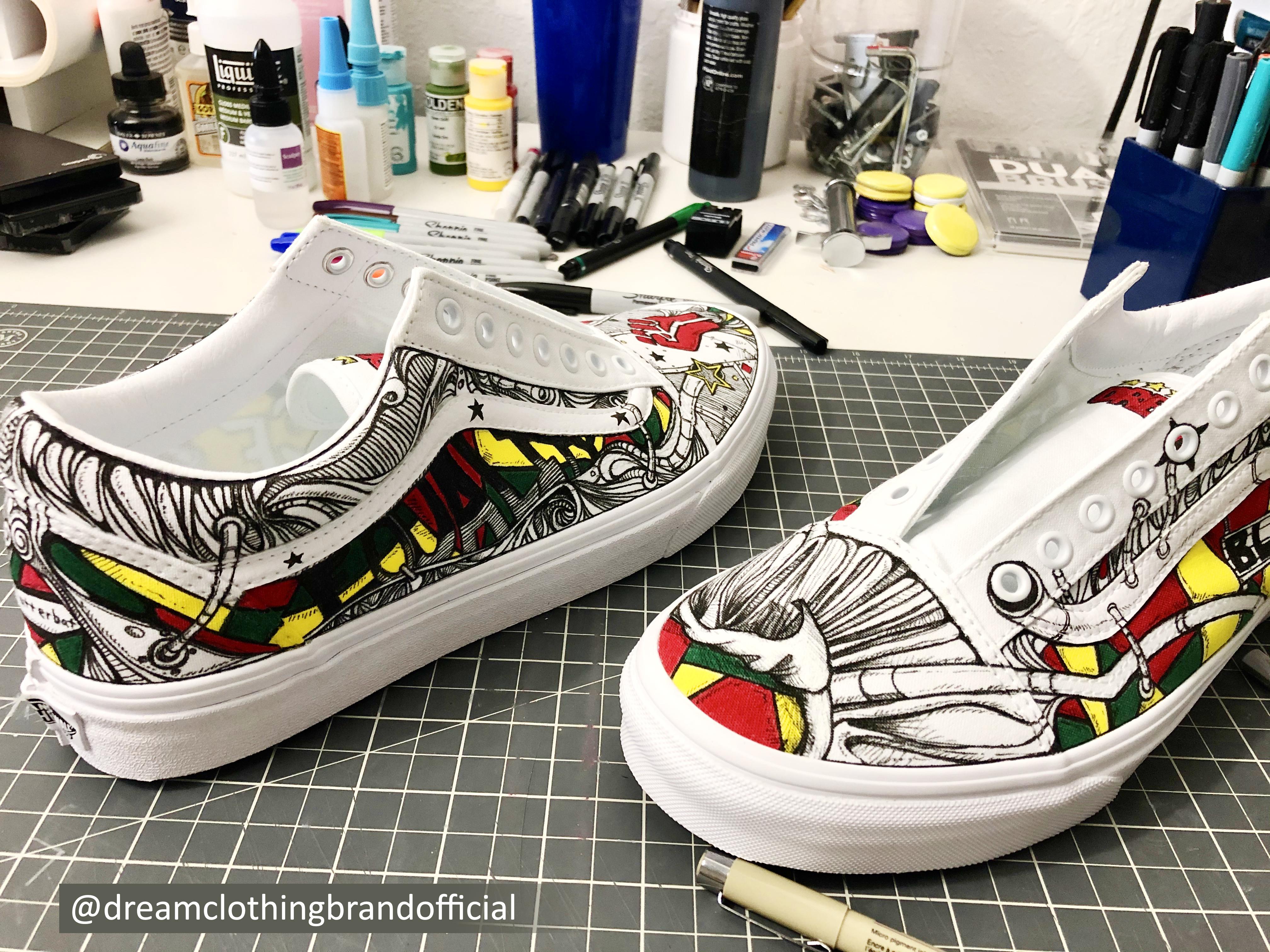 Custom Inked Vans | Scrolller
