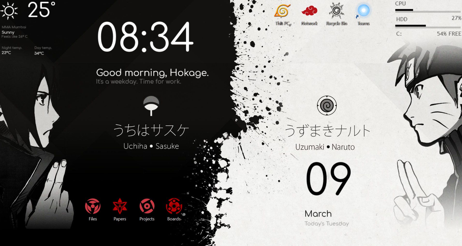 Customized My Desktop Today (Using Rainmeter) | Scrolller