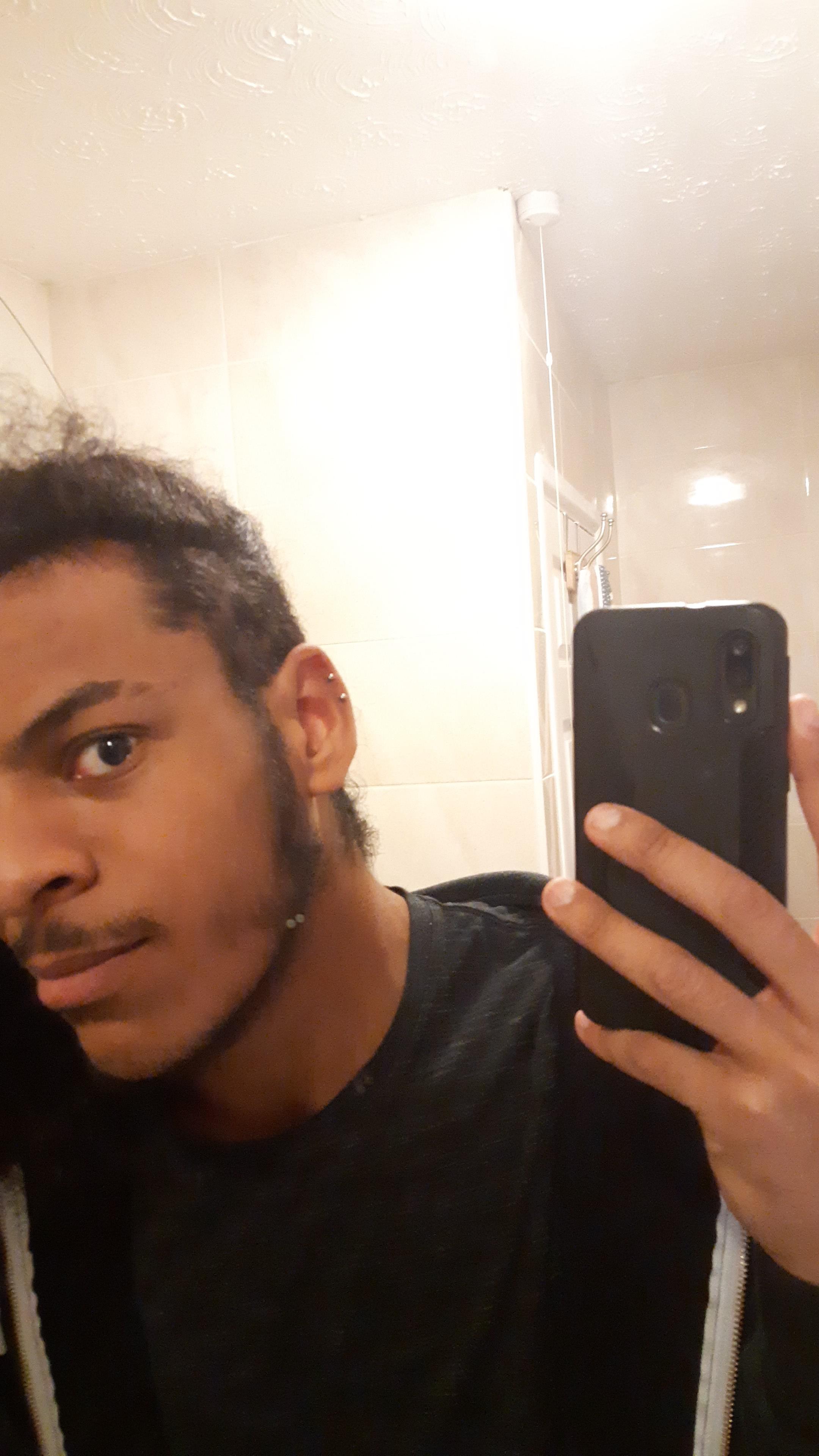 cut a slit in my eyebrow for the first time! | Scrolller