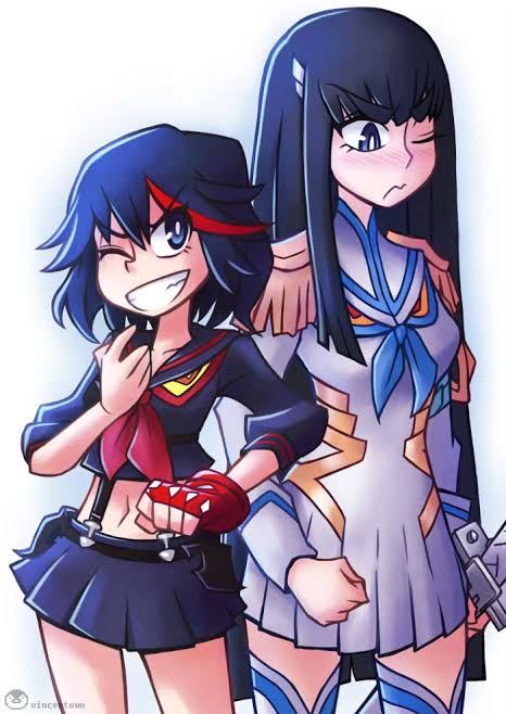 Cute Ryuko Grin Scrolller