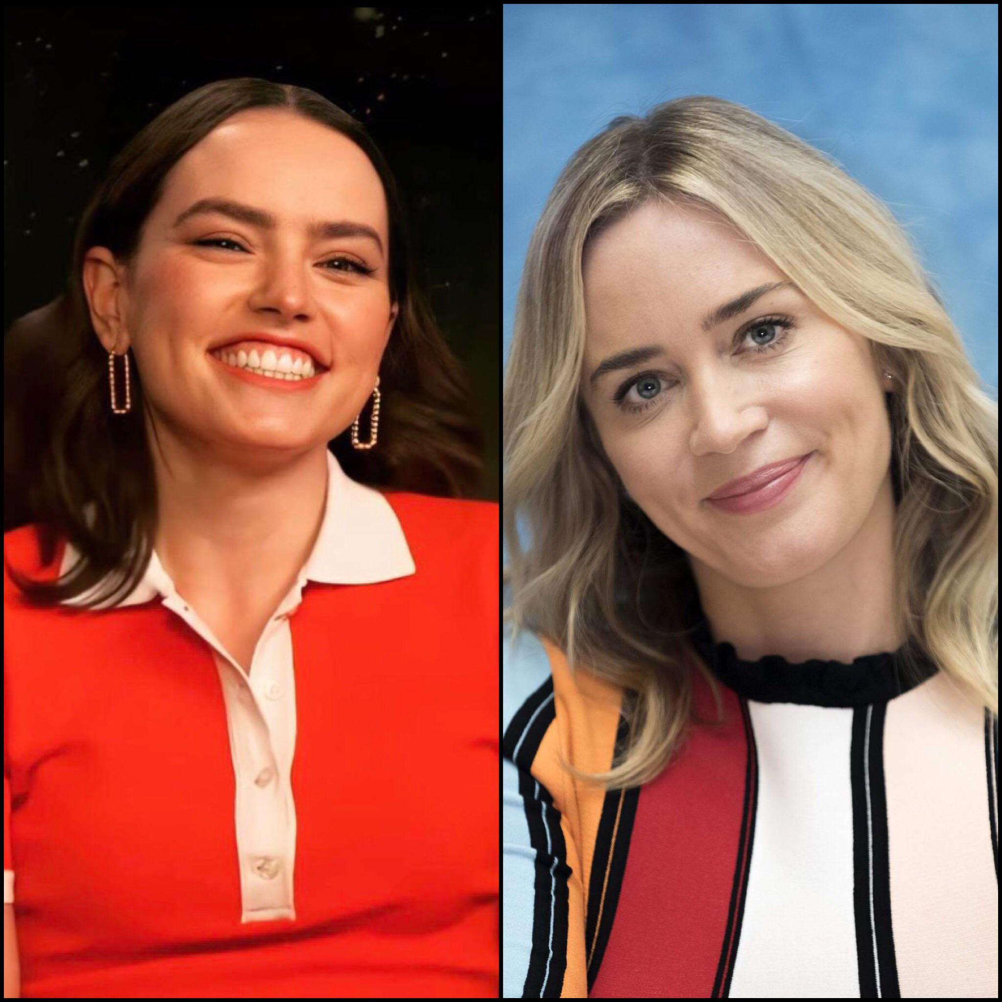 Cuteness: Daisy Ridley vs Emily Blunt | Scrolller