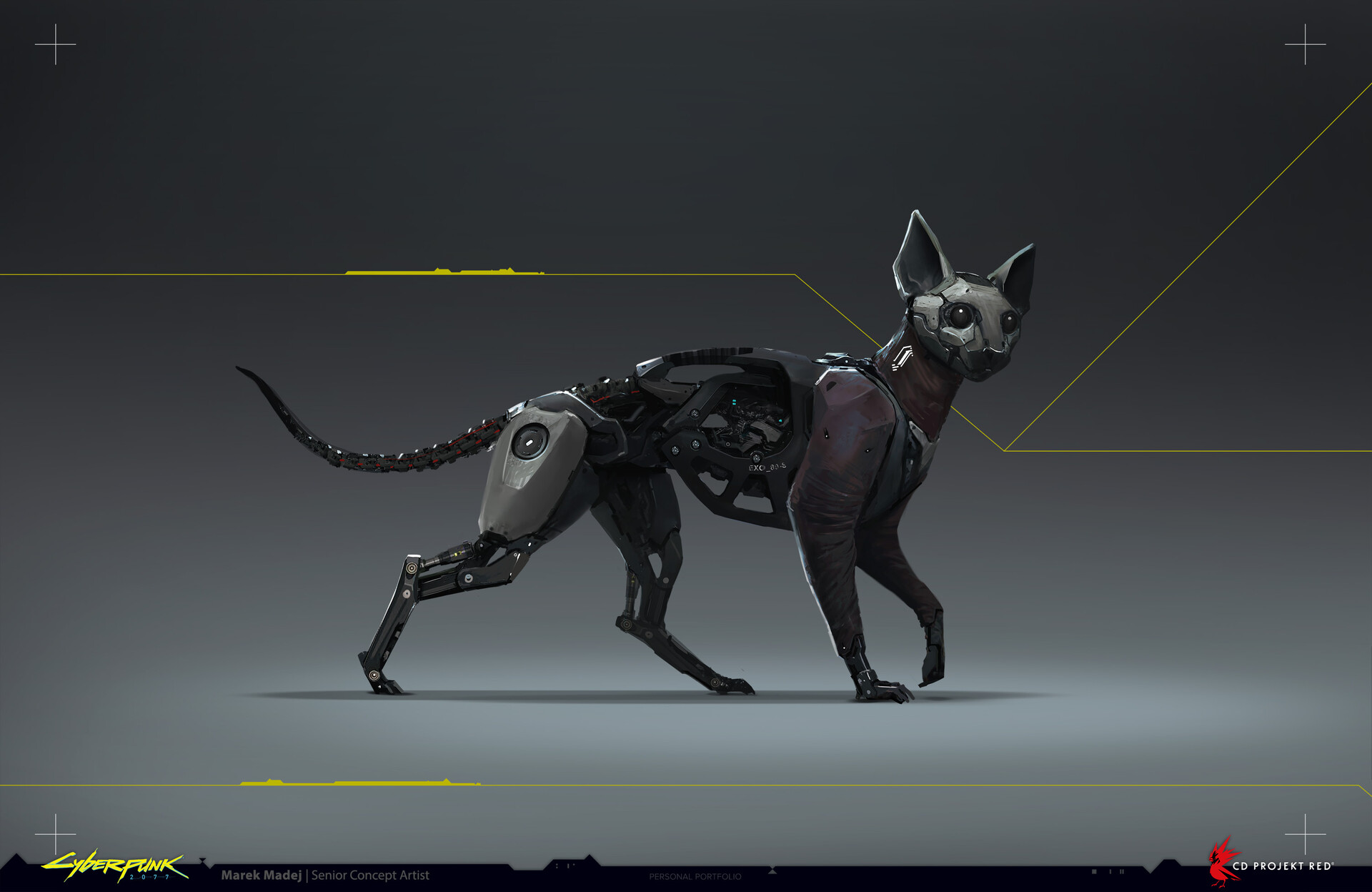 Cyberpunk 2077 Cybercat by Marek Madej | Scrolller