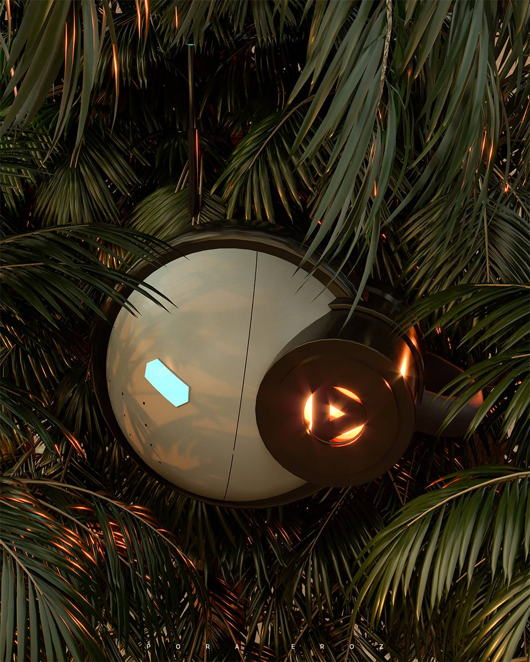 Cyberpunk War Droid - Jungle Scene | Scrolller