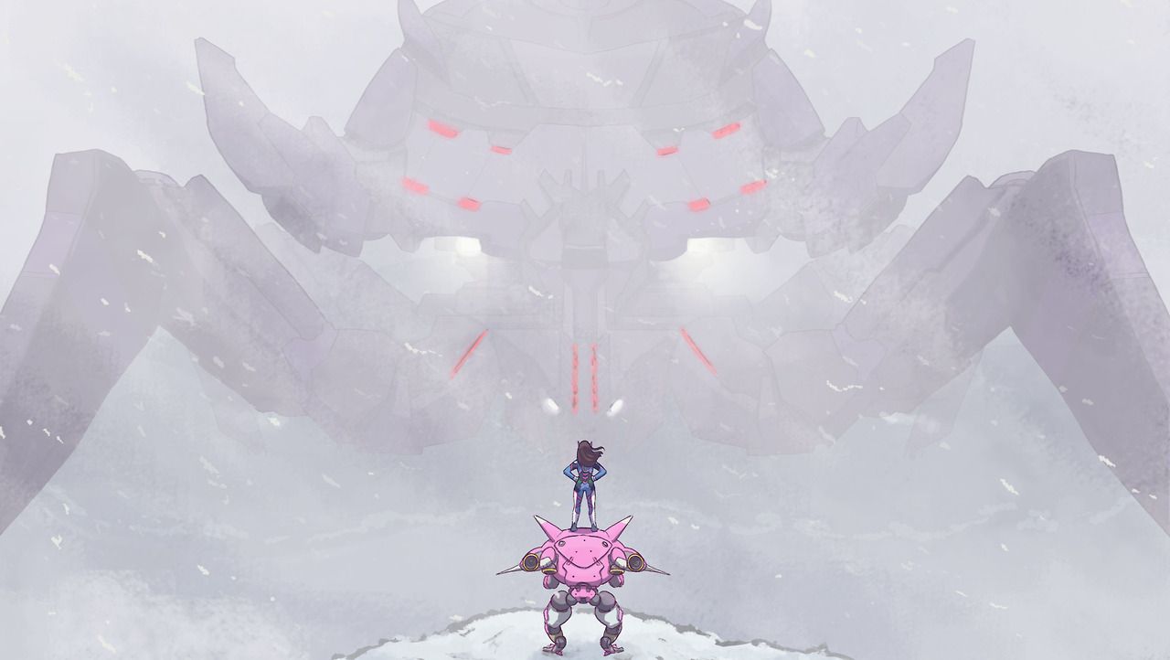 "D.Va and the Leviathan" by humming-fly | Scrolller