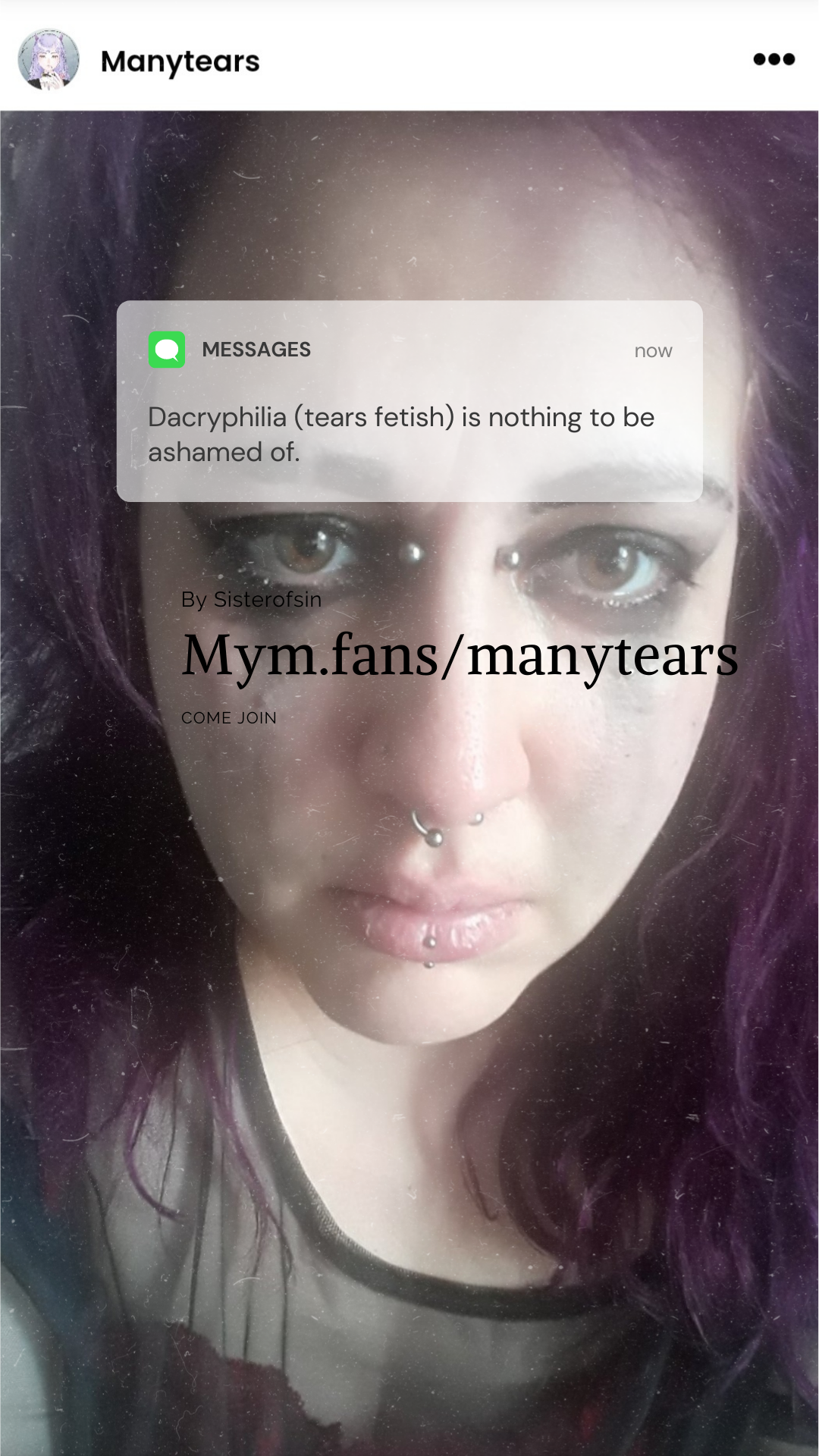 Dacryphilia on mym.fans/manytears | Scrolller