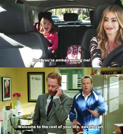 Dad, you're embarrassing me! | Scrolller