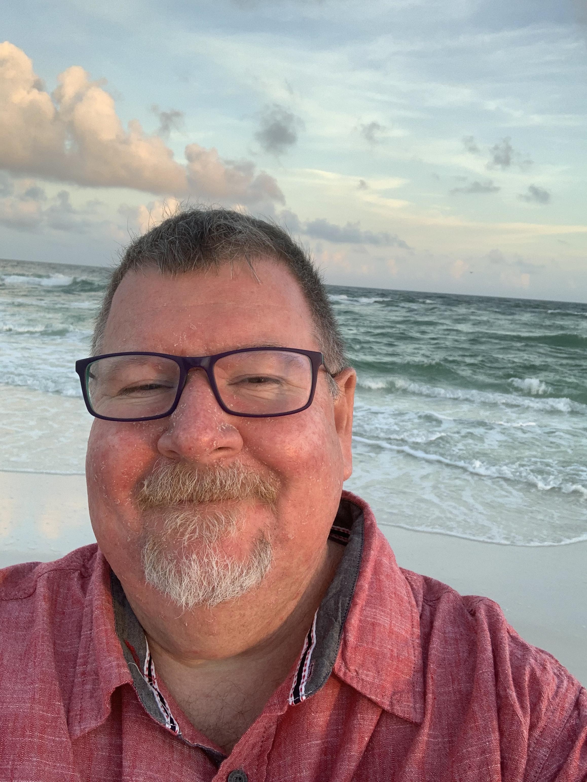 Daddy At The Beach Scrolller