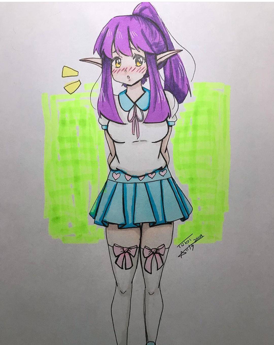 Daily dose of cute elves #19 : A purple haired elf! | Scrolller