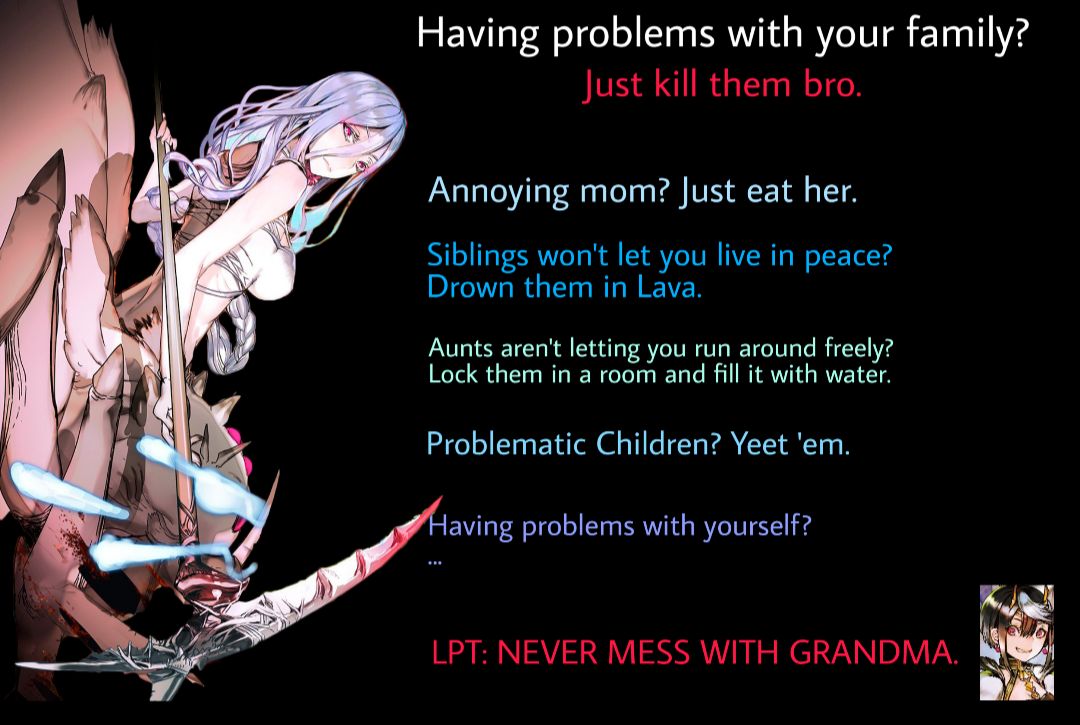 Daily (?) Kumoko meme | Day: ? | Shiro's guide to deal with family problems | Scrolller
