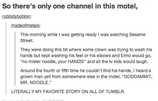 Dammit, Mr. Noodle | Scrolller