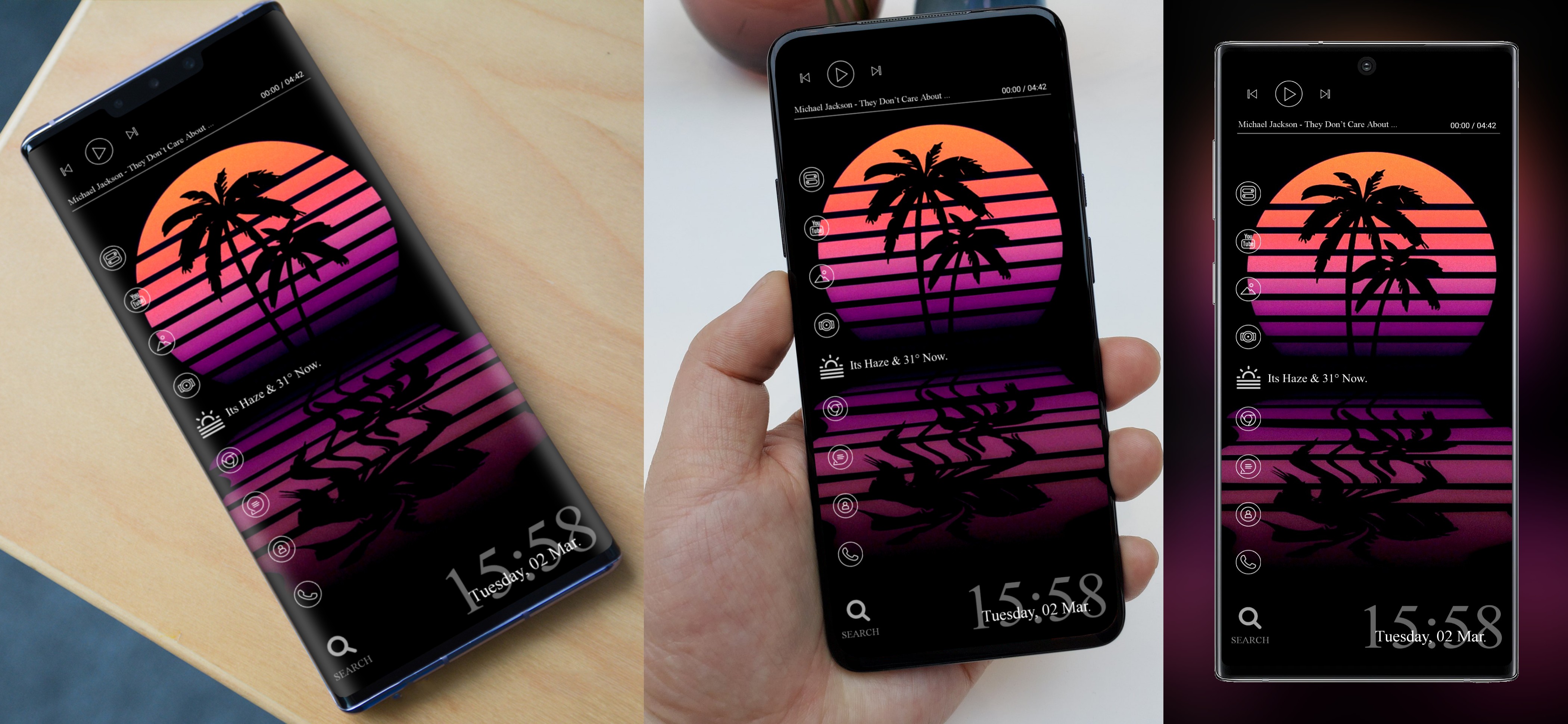 "Dark Island" Nova / Klwp | Scrolller