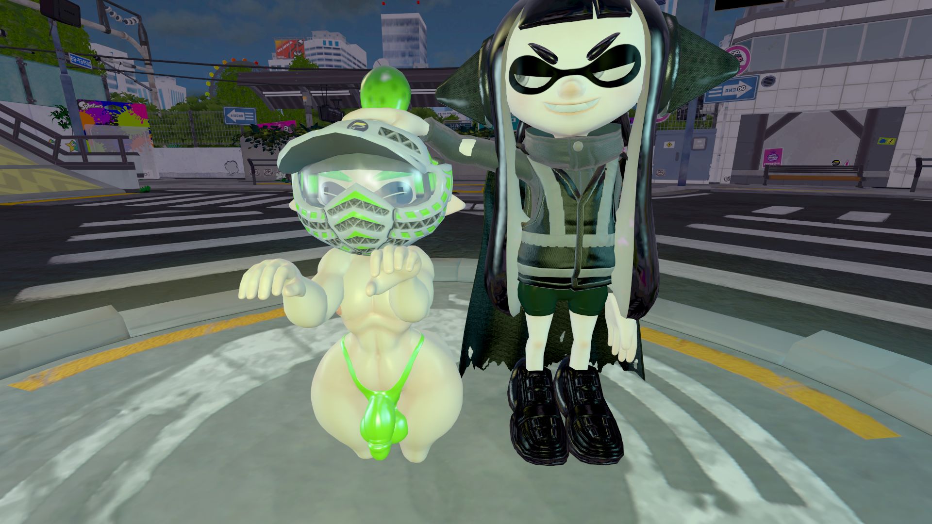 dark squid and her pet | Scrolller