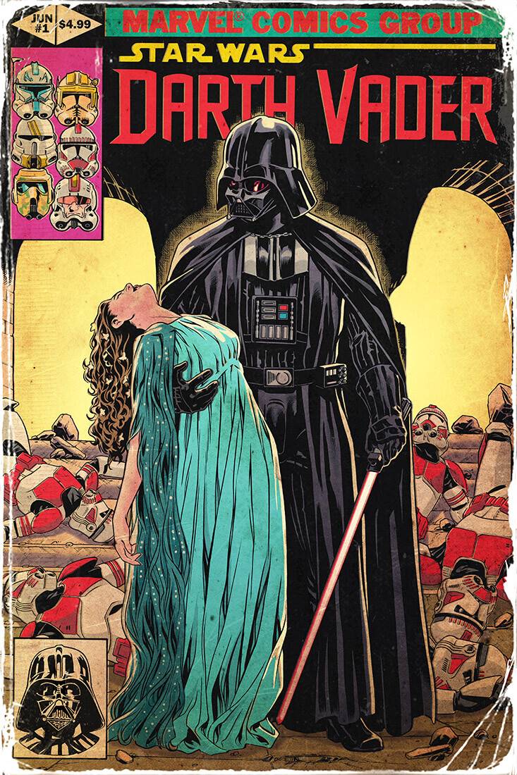 Darth Vader #1 cover by Mark Brooks | Scrolller