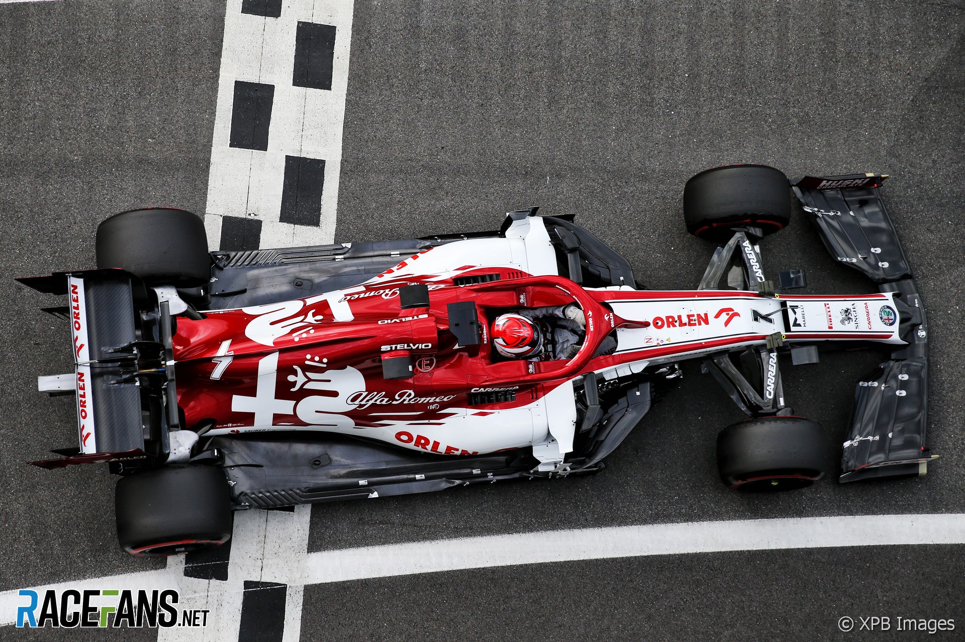 Day 4717 of Kimi’s reign as Ferrari Champion. Here he is crossing the finish line. | Scrolller