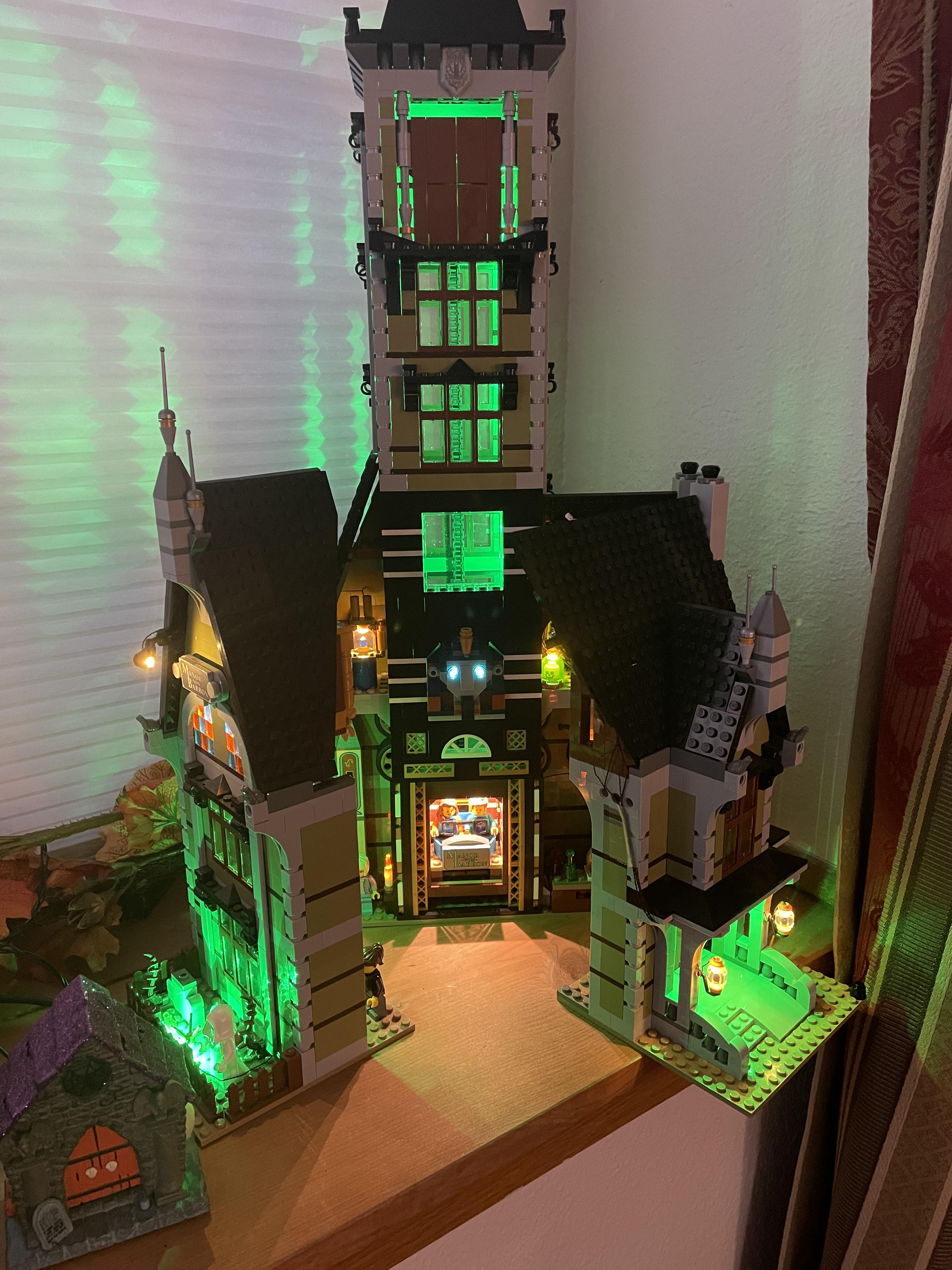 Daytime photo of Lego Haunted House w/Light set | Scrolller