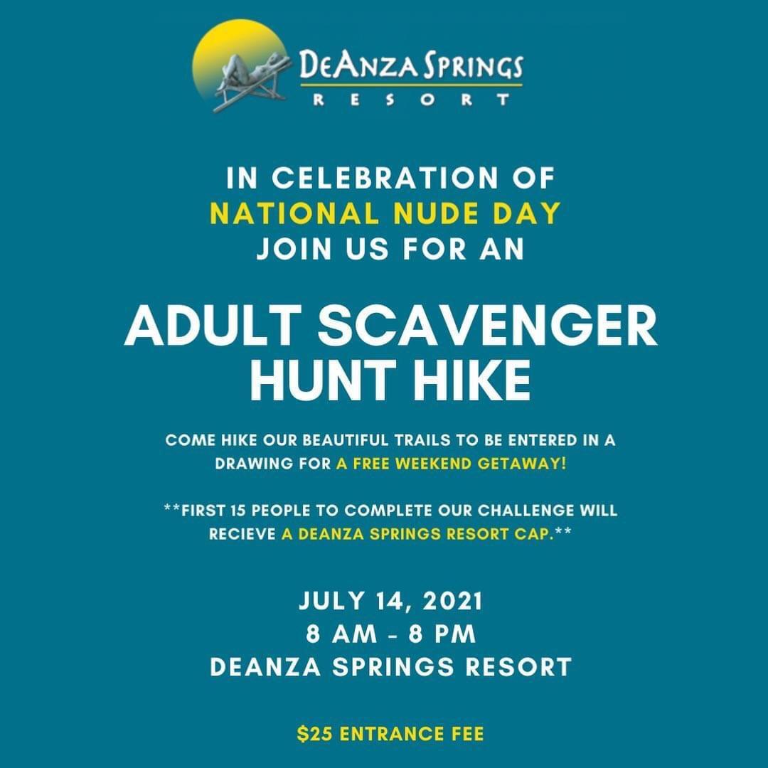 DeAnza Springs Scavenger Hunt July 14 | Scrolller