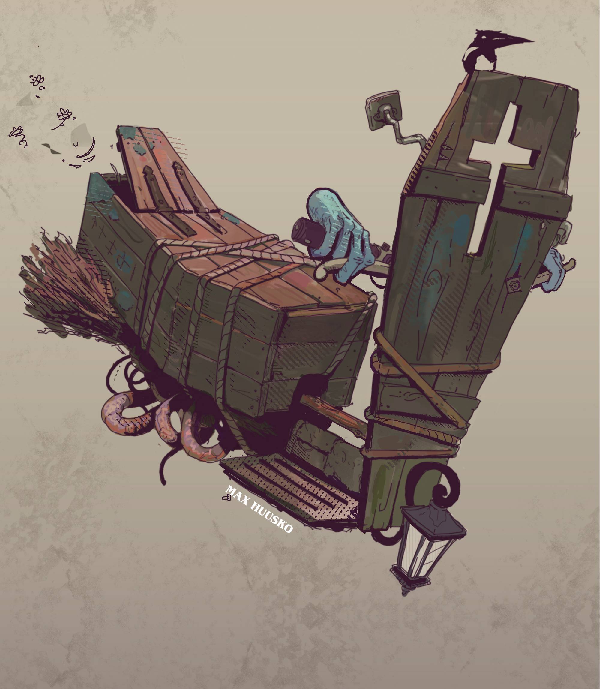 Death moped by Max Huusko | Scrolller